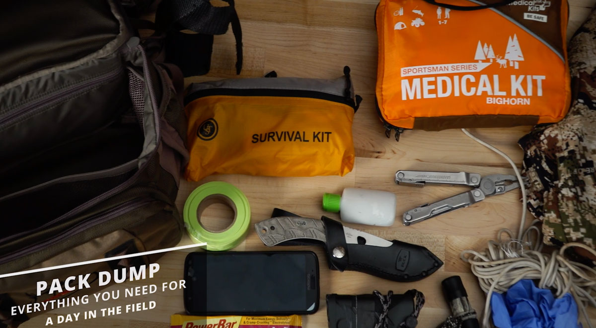 Gear 101: Pack Dump | RMEF Media | Rocky Mountain Elk Foundation