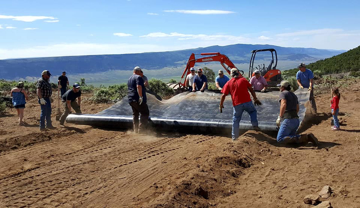 Volunteer Army Installs New Wildlife Guzzler | RMEF Media | Rocky ...