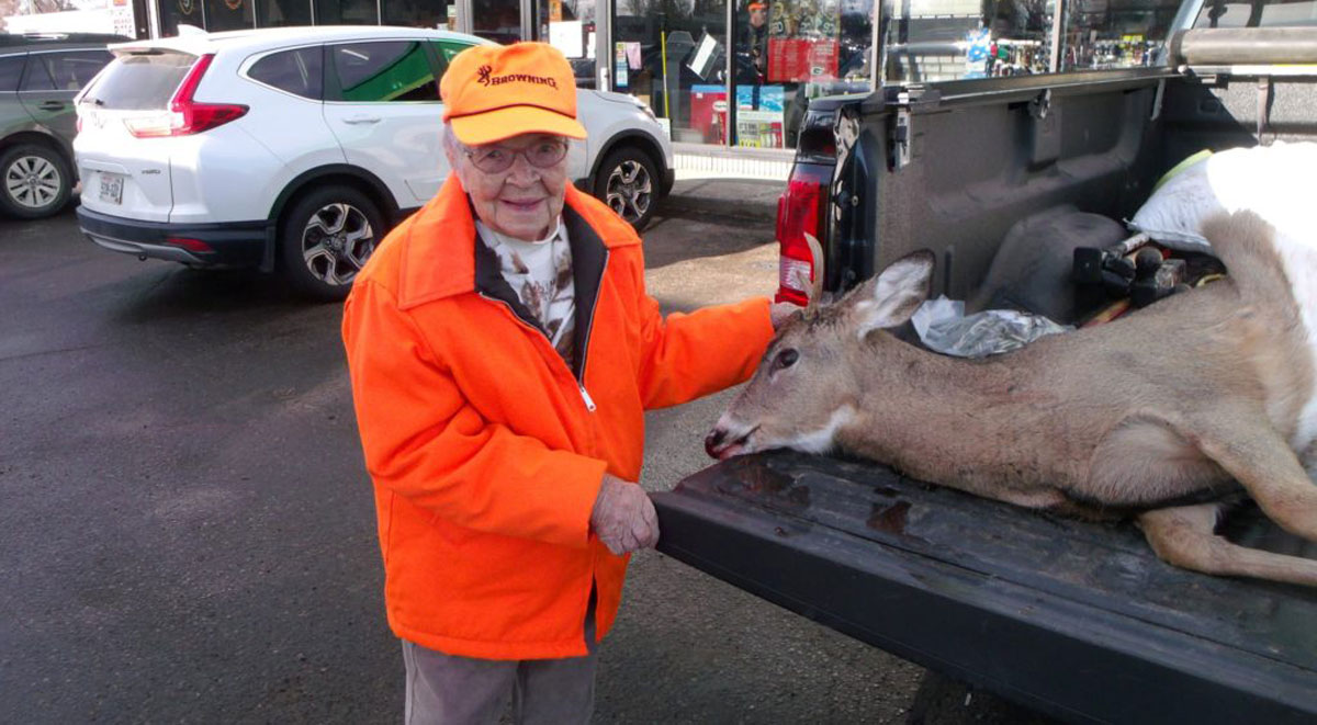 104-Year-Old Grandma Takes Whitetail Buck | RMEF Media | Rocky Mountain ...