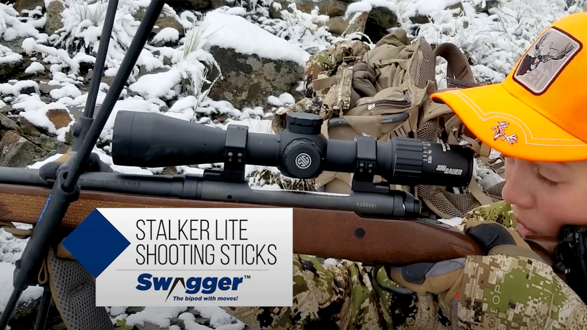 Swagger Stalker Lite Shooting Sticks | RMEF Media | Rocky Mountain Elk ...