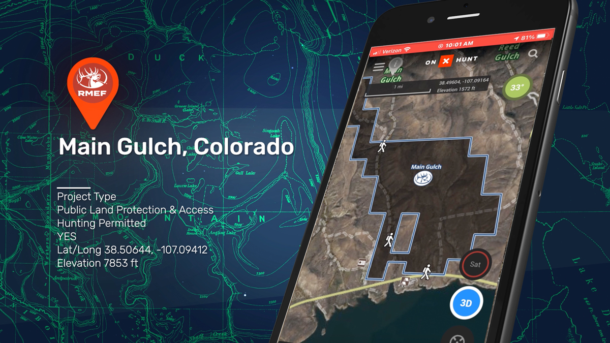 Main Gulch - onX Public Access Project | Rocky Mountain Elk Foundation