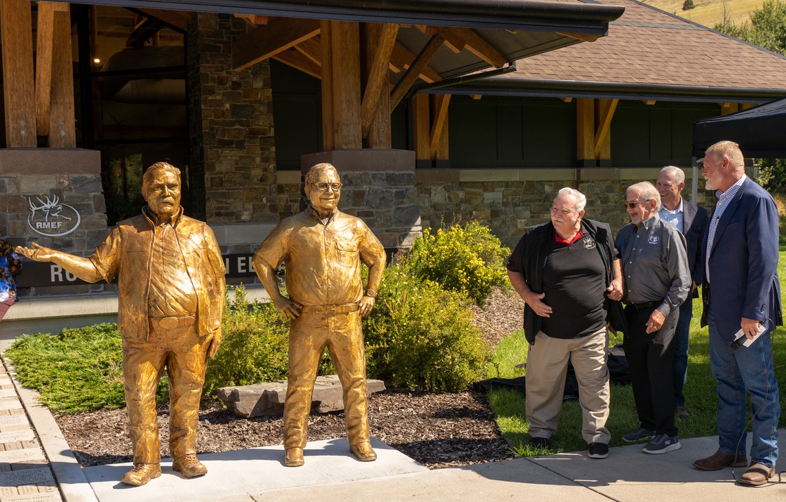 RMEF Founders Permanently Honored in Bronze | Rocky Mountain Elk Foundation