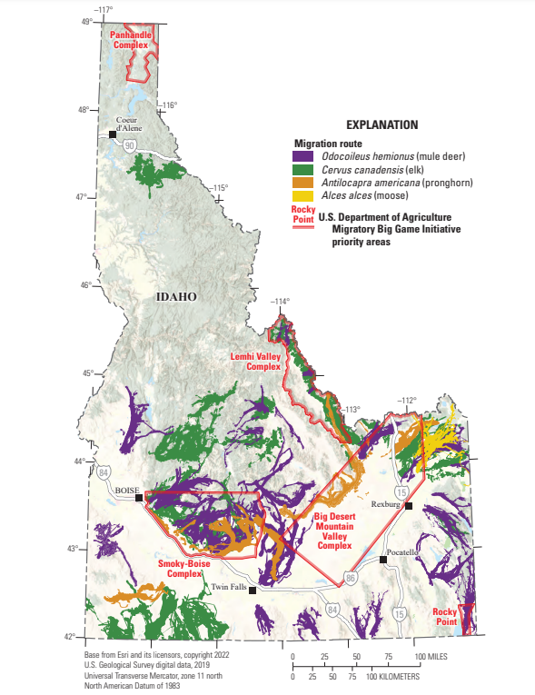 More than 200 Big-Game Migrations Now Mapped Across American West ...